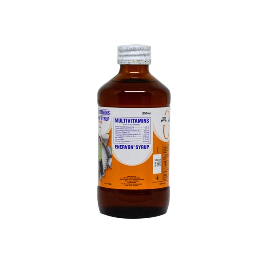 ENERVON C Multivitamins Syrup 250ml | Shopee Philippines