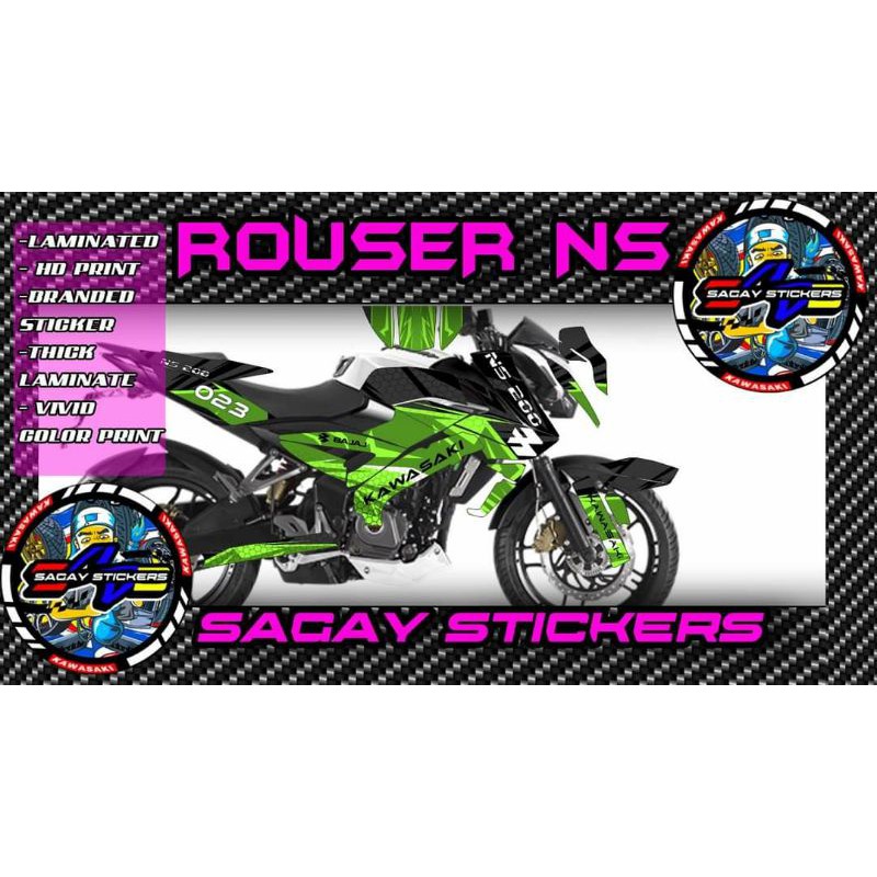 Kawasaki NS 200, 160, 150 Motorcycle Sticker Decals | Shopee Philippines
