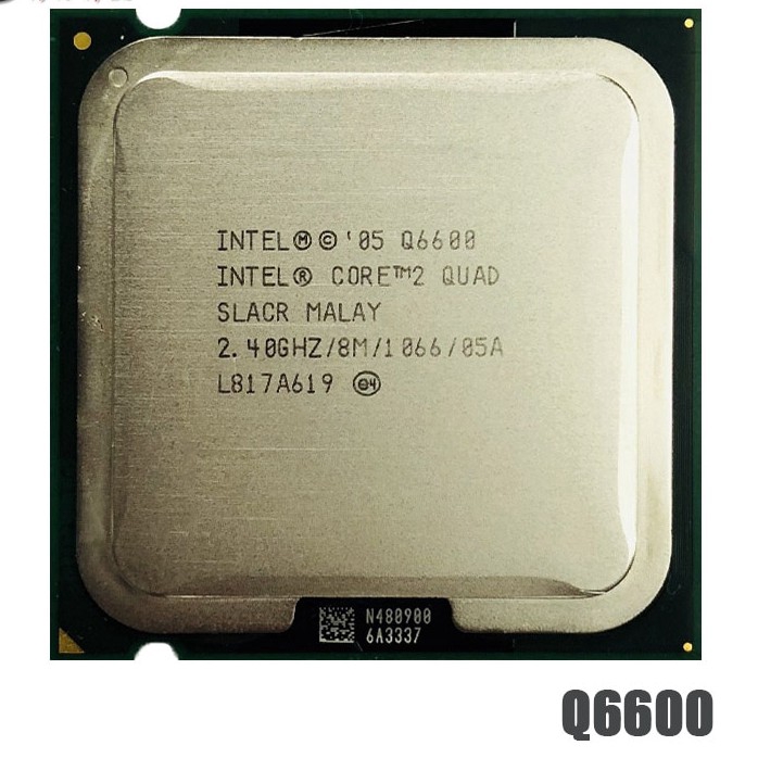 ⚡️ Intel Core 2 Quad Q6600 2.4 GHz Quad-Core CPU Processor 8M 95W 1066 ...