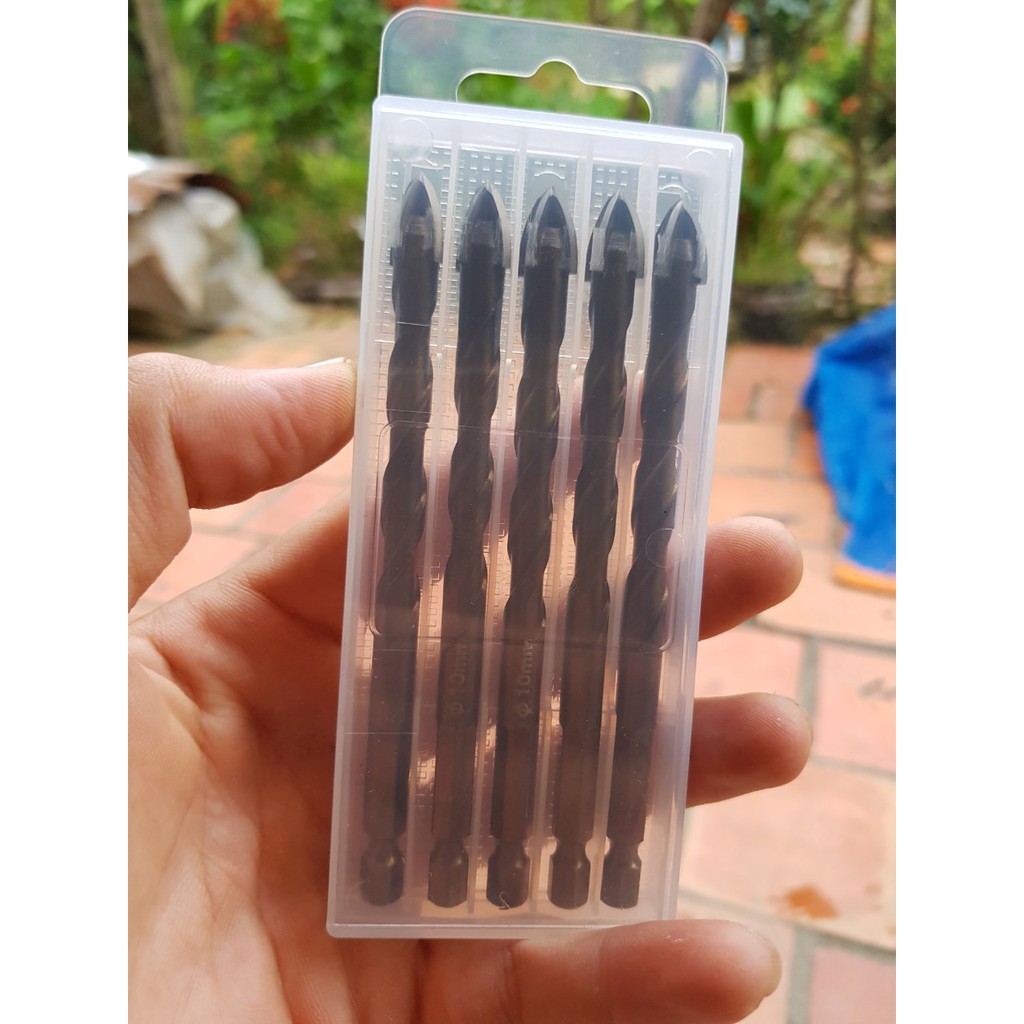 Multi-purpose Drill Bits 10mm 4 sides (1 box of 5 bits) | Shopee ...