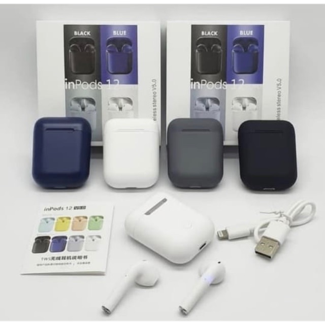 Matte Colors In Ear Wireless Bluetooth Earphones for Music | Shopee ...