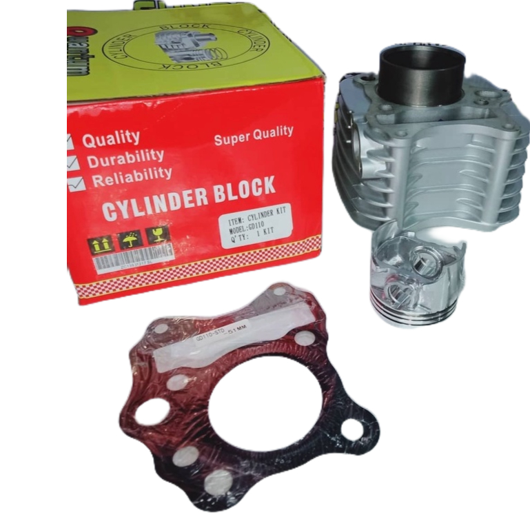 QUANTUM CYLINDER BLOCK SET FOR GD110, CLICK125i, WAVE125, XRM110 ...