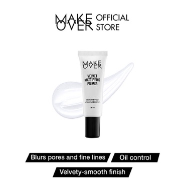 Make OVER Velvet Mattifying Primer 20 ml - Original Makeup Primer (Face ...