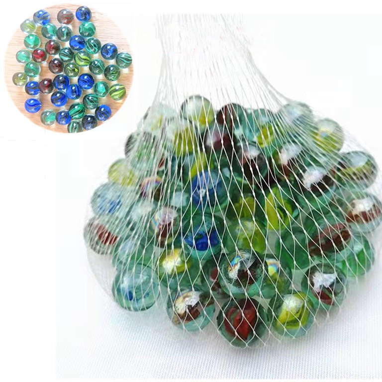 30pcs Opaque Cat's Eye Glass Marble Game Marbles Jolens Holen Aquarium ...
