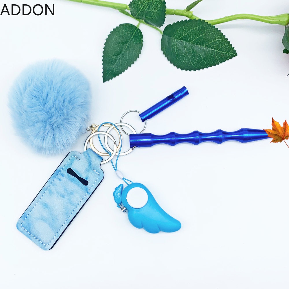 Women's Security Keychain Simple Set with Cute 90db Alarm in Wings ...