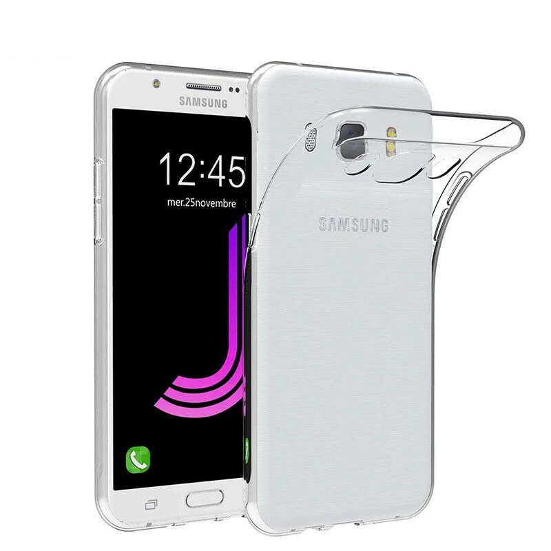 Clear Silicone Shockproof Phone Case For Samsung Galaxy S7 S6 J7 J5 J2 Core Prime A8 J3 J1 A9 ...