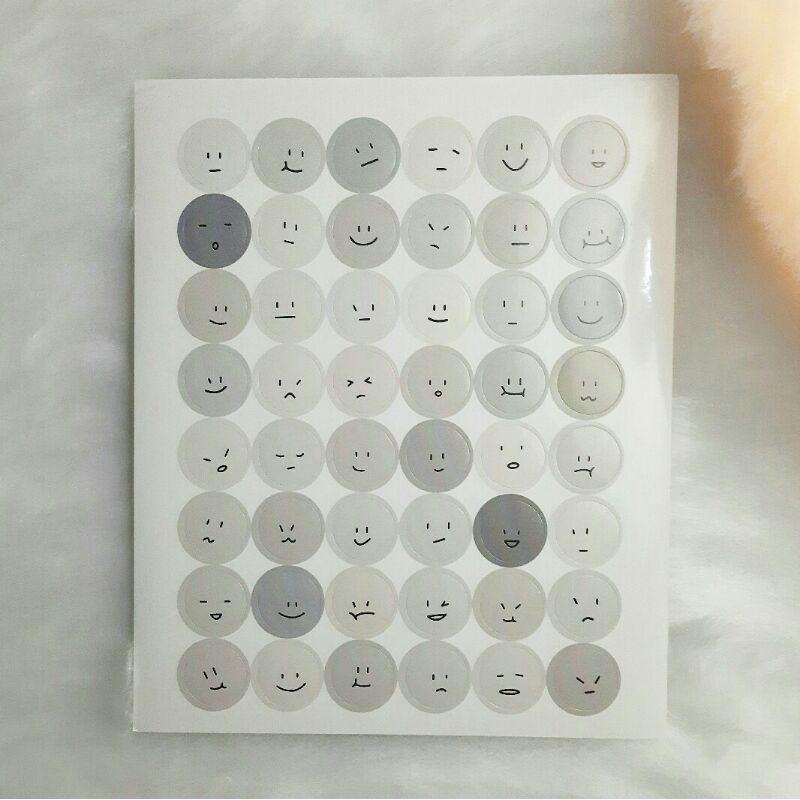 Smiley Emoticon Face Decorative Stickers Scrapbooking Planner Label ...