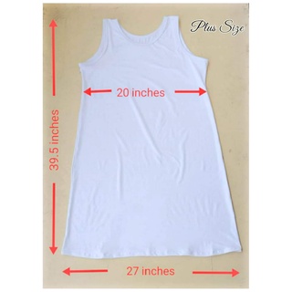 White Long Kamison Dress For Adult Free Size & Plus Size | Shopee ...