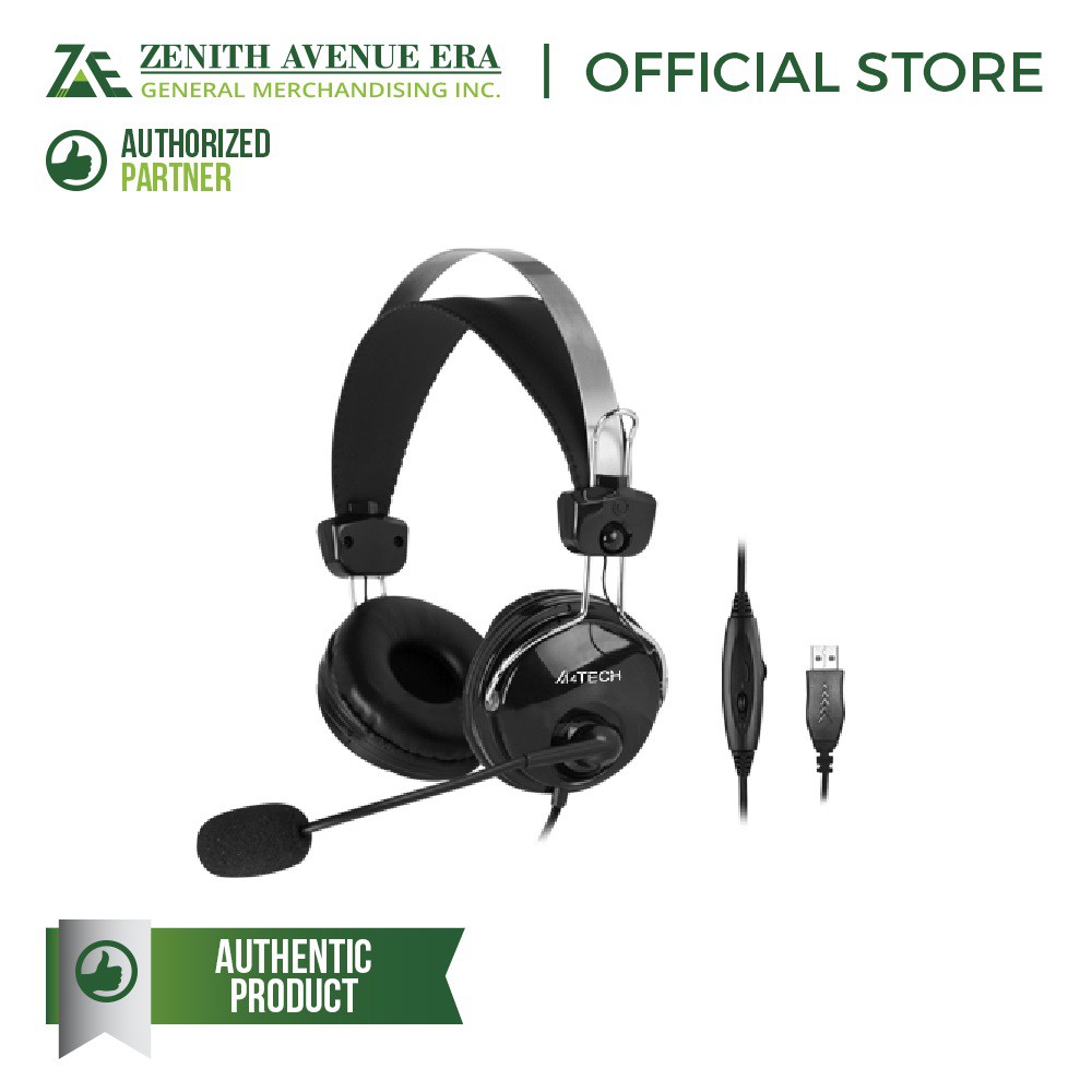 A4tech HU-7P Comfort Fit Stereo USB Headset | Shopee Philippines