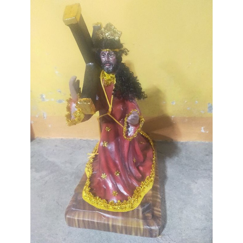 Black Nazarene/ Poong itim na Nazareno Fiber(18inches) | Shopee Philippines