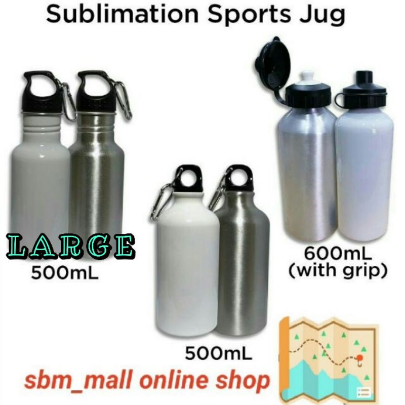 SUBLIMATION SPORT JUG WHITE/SILVER | Shopee Philippines