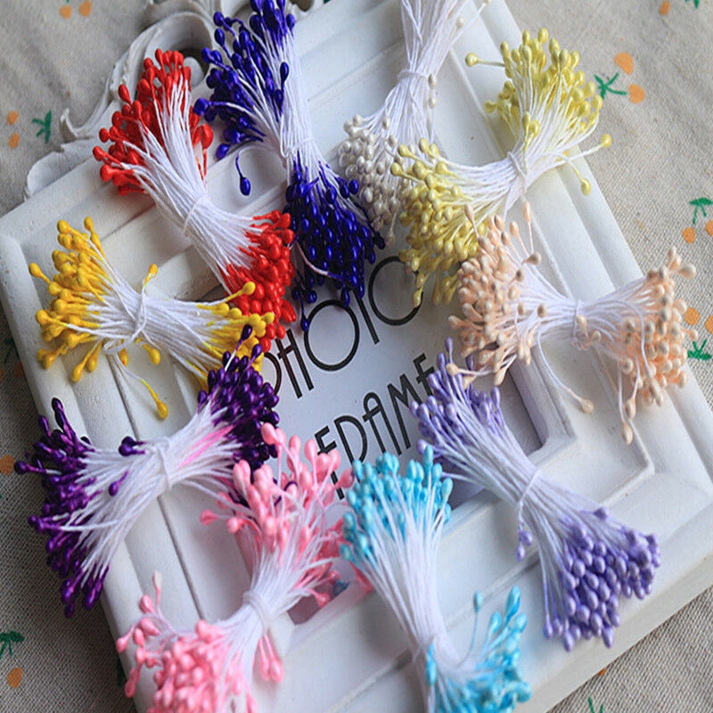 300Pcs Flower Stamens Clusters Cake Sugar Craft Cards DIY | Shopee ...