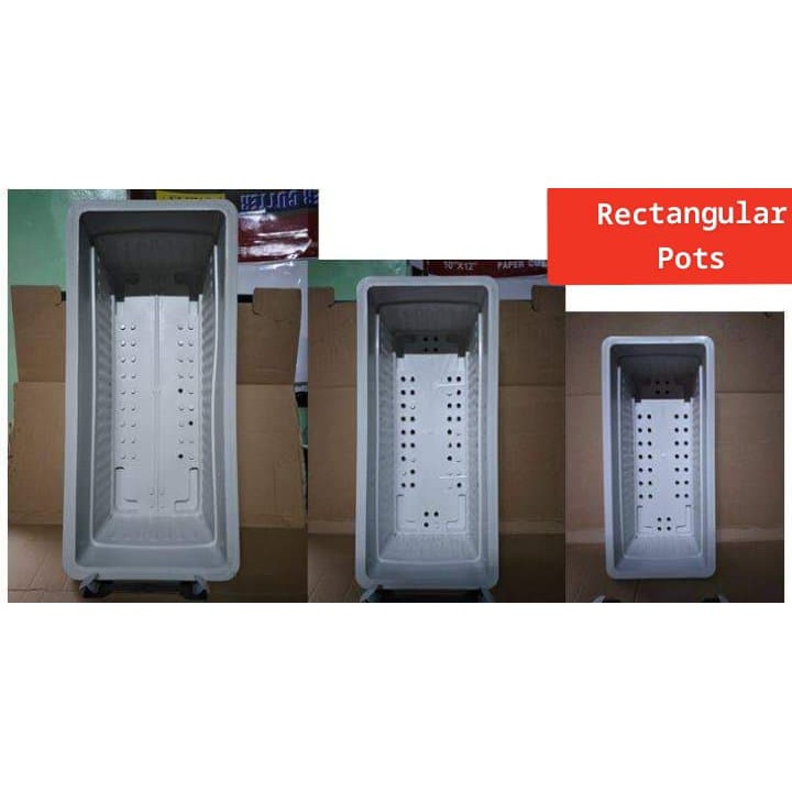 Rectangular Pots (w/ measurement) | Shopee Philippines