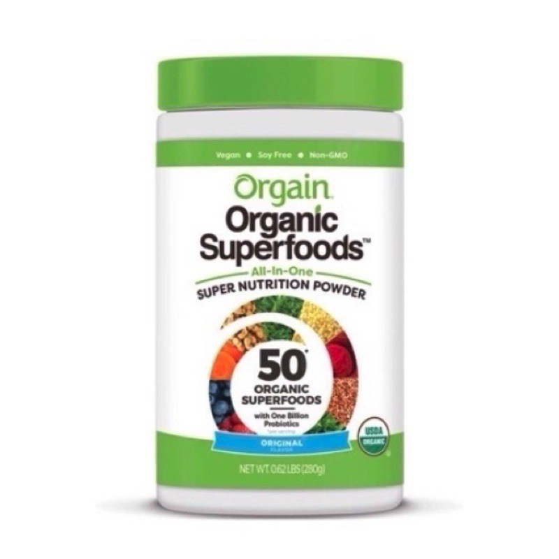 Orgain Organic Superfoods, Probiotics, Super Nutrition Powder, 280g ...