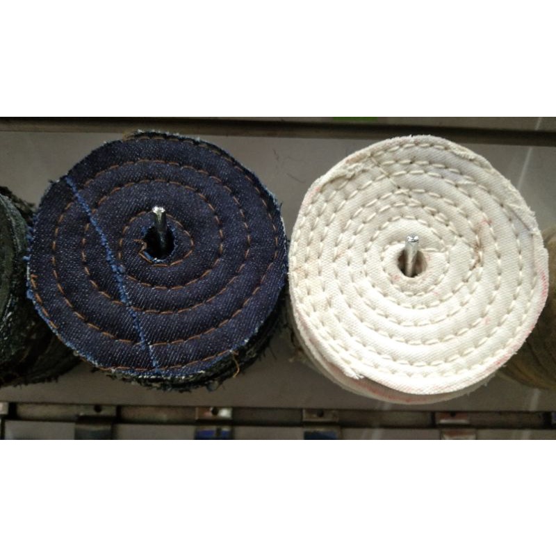Buffing cloth 1/2x4"(maong &white) | Shopee Philippines