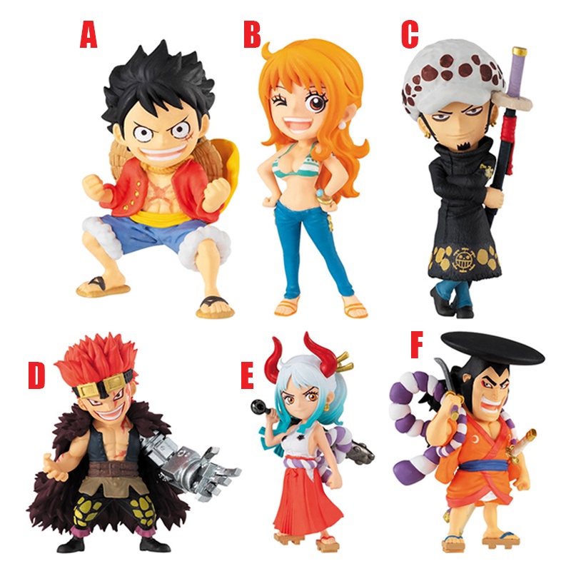 Bandai One Piece Luffy Nami Trafalgar D. Law Eustass Kid Yamato Oden ...