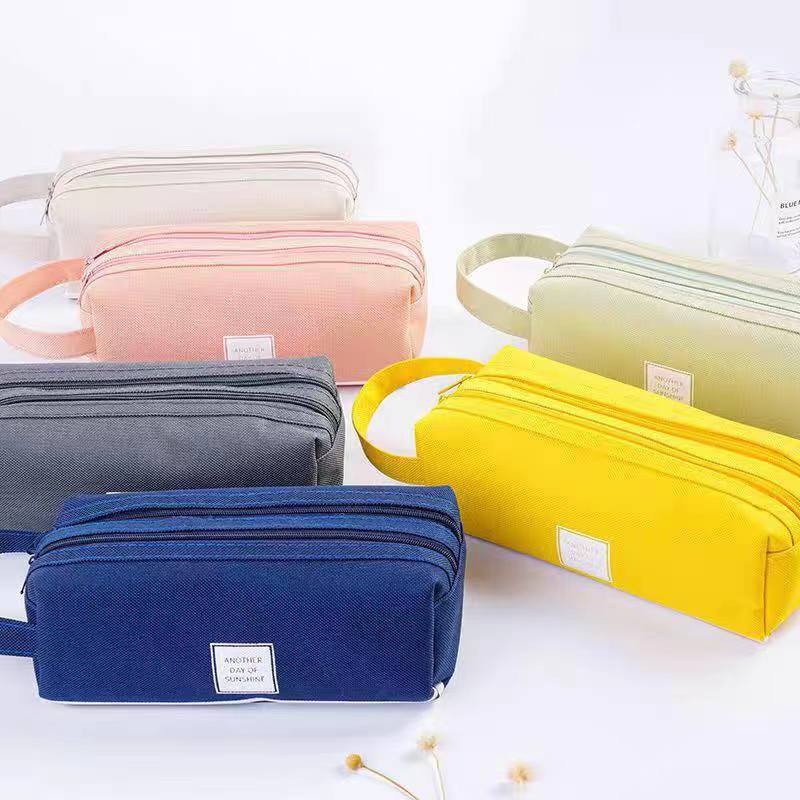large capacity canvas pencil case double layer | Shopee Philippines large capacity canvas pencil case double layer | Shopee Philippines