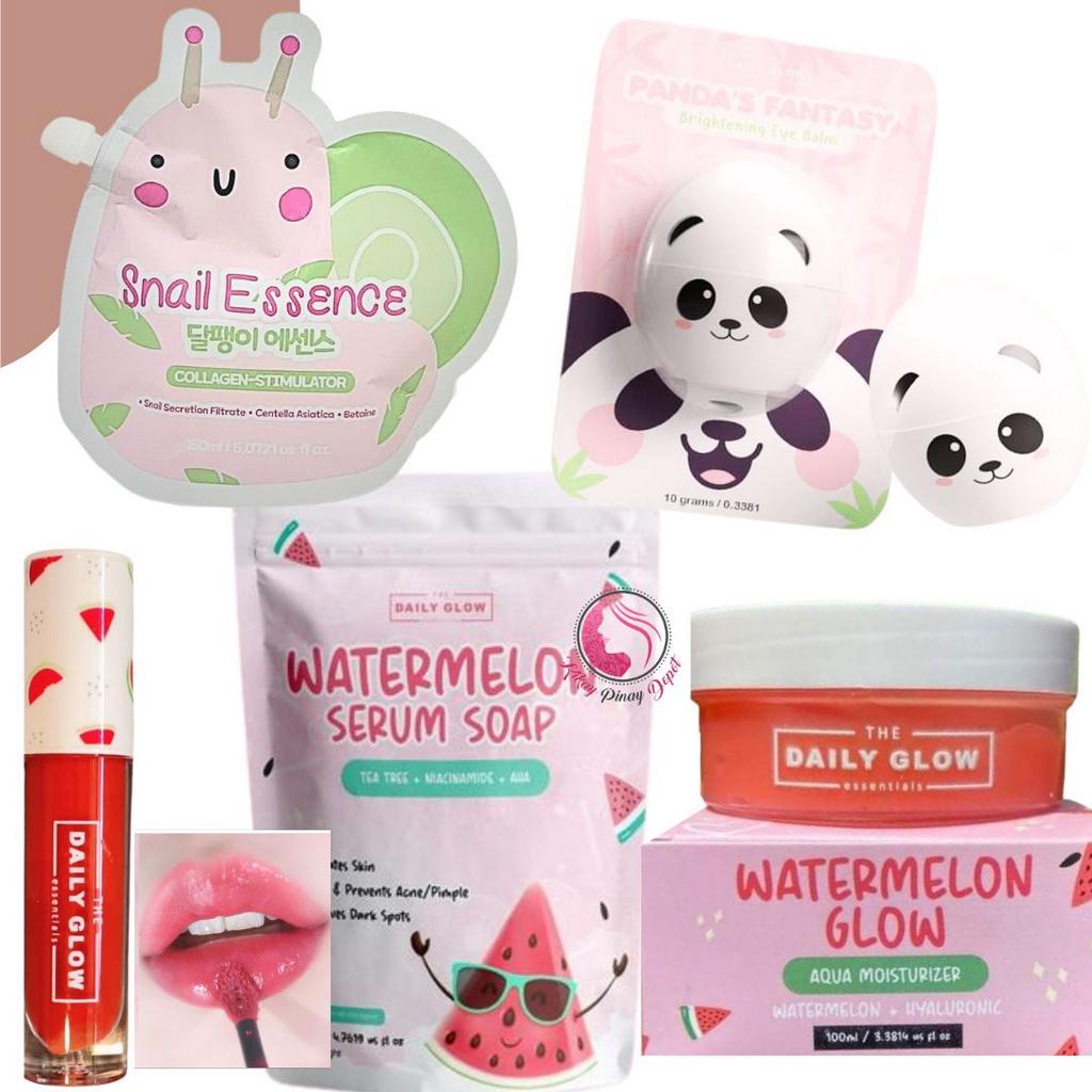 The Daily Glow Watermelon Lip Oil SNAIL ESSENCE Glow Aqua Moisturize ...