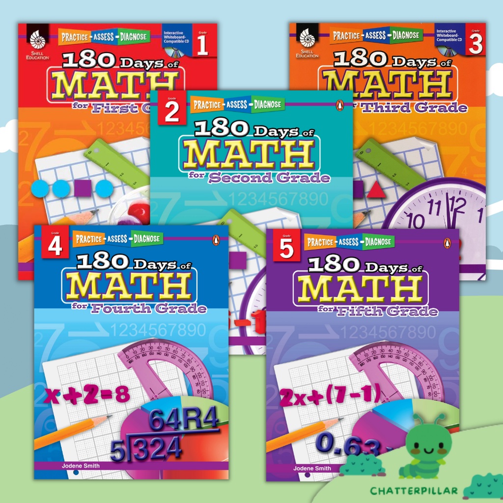 180 Days of Math for 1st to 5th Grade | Shopee Philippines