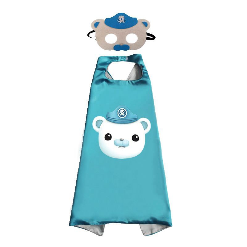 The Octonauts Costumes Cape with Mask for Kids Birthday Party Favor ...