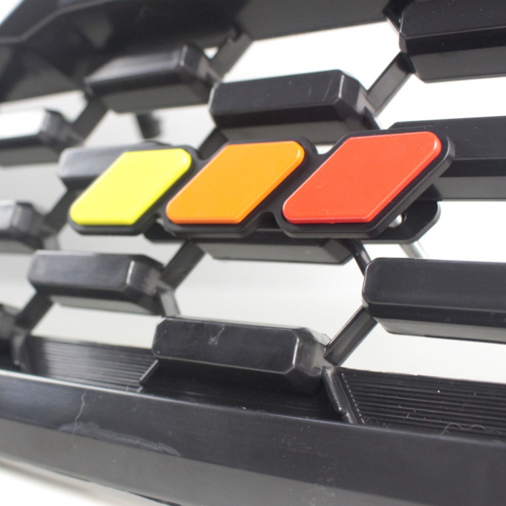 Tri-color 3 Grille Badge emblem For Toyota Tacoma 4Runner Tundra Rav4 ...