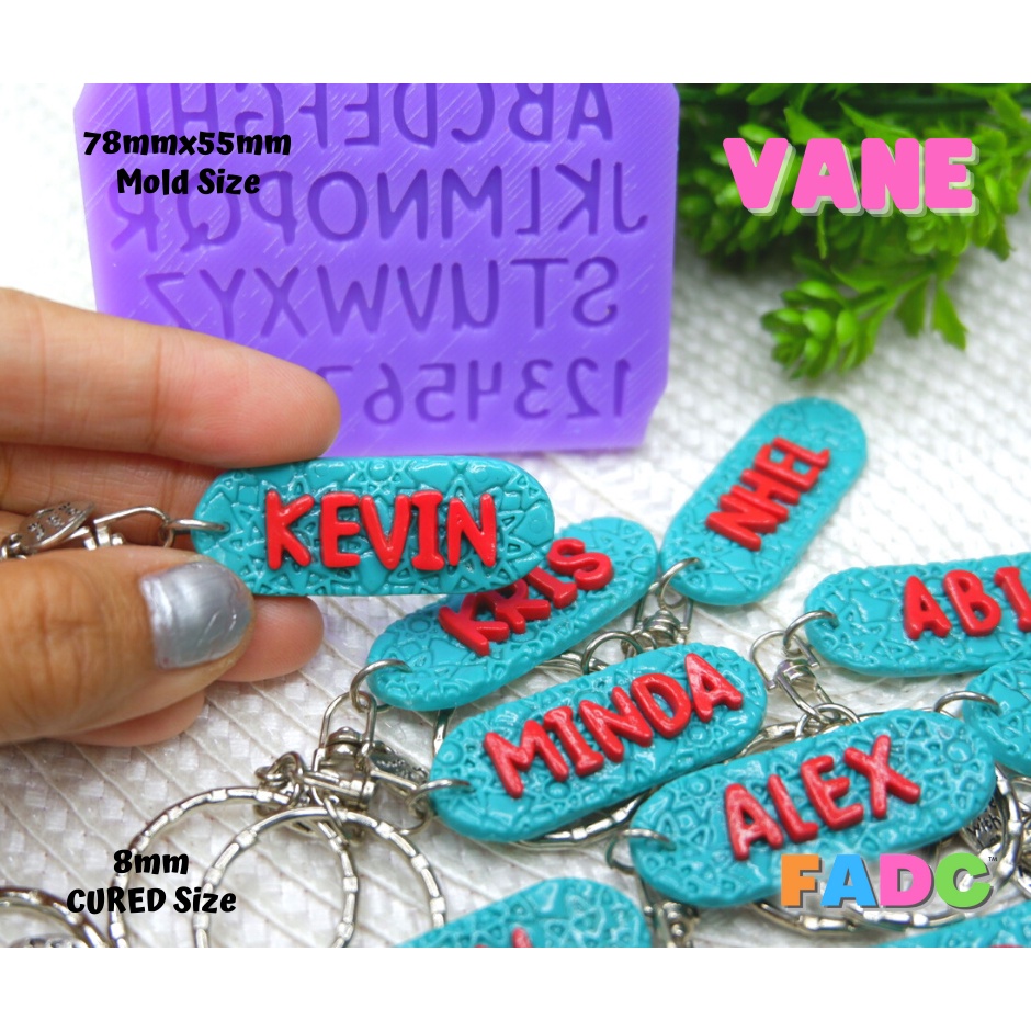 LM03 Vane Silicone Letter Mold Letter Molder | Shopee Philippines