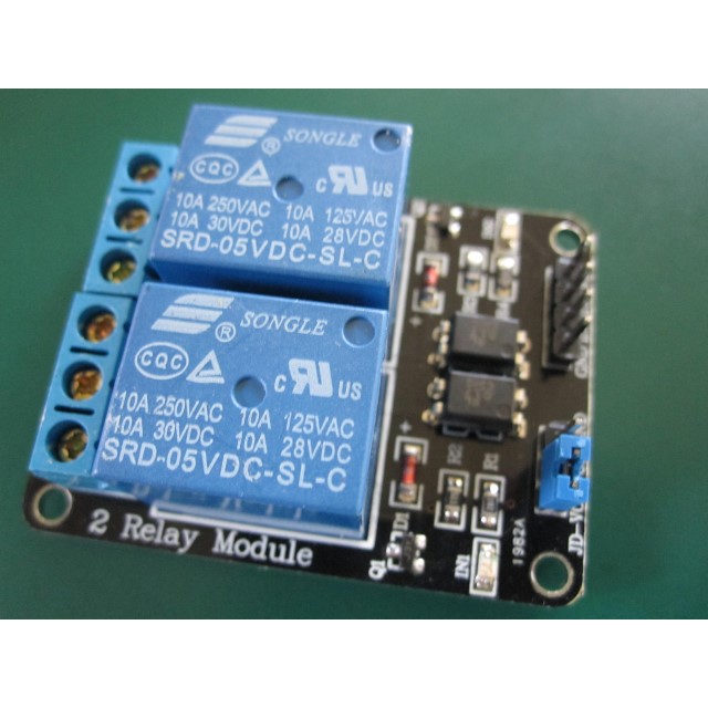 5V Two 2 Channel Relay Module With optocoupler For PIC AVR | Shopee Philippines