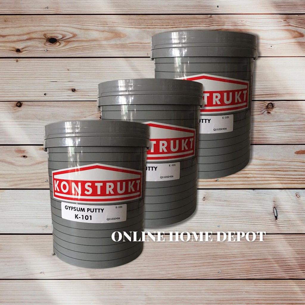 Konstrukt Gypsum Putty K-101 1Gallon | Shopee Philippines
