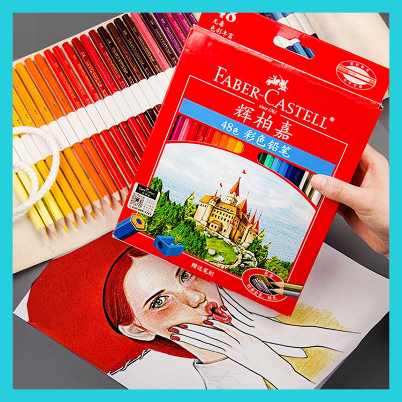 Faber Castell 36/48/72/100 Colors Oil Pencils Color Oily Pencil ...