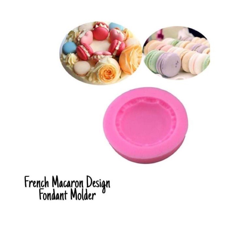 French Macaron Design Fondant Molder | Cake Topper | Sold in 1 piece ...