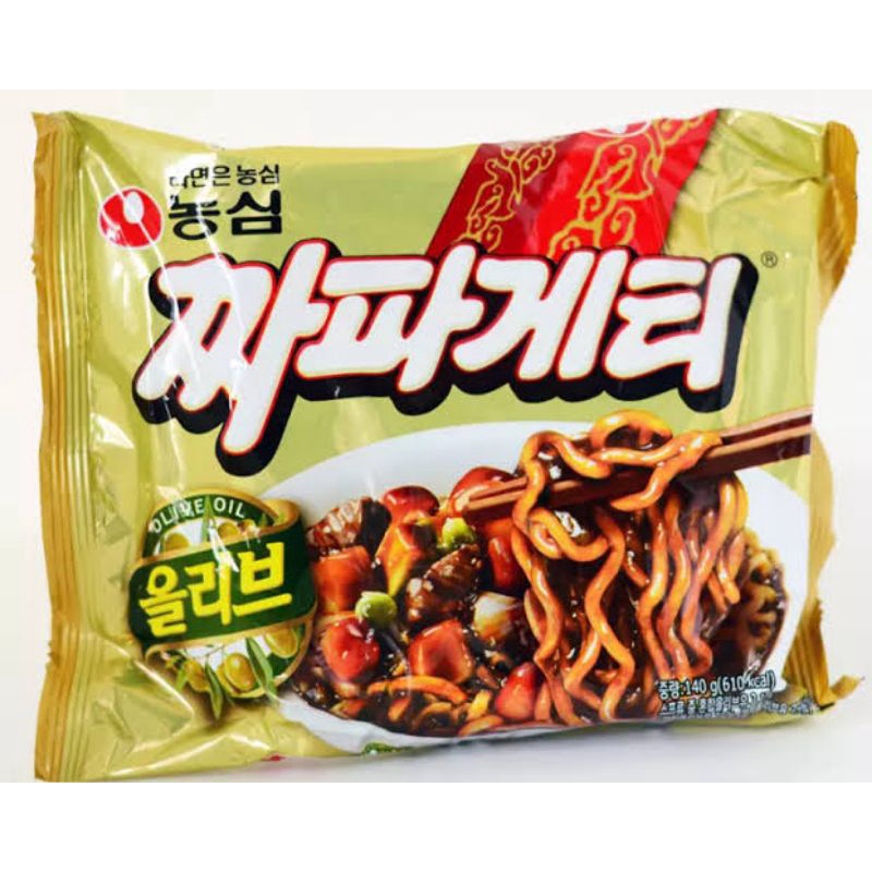 Nongshim Olive Oil Chapagetti Pouch 140g | Shopee Philippines