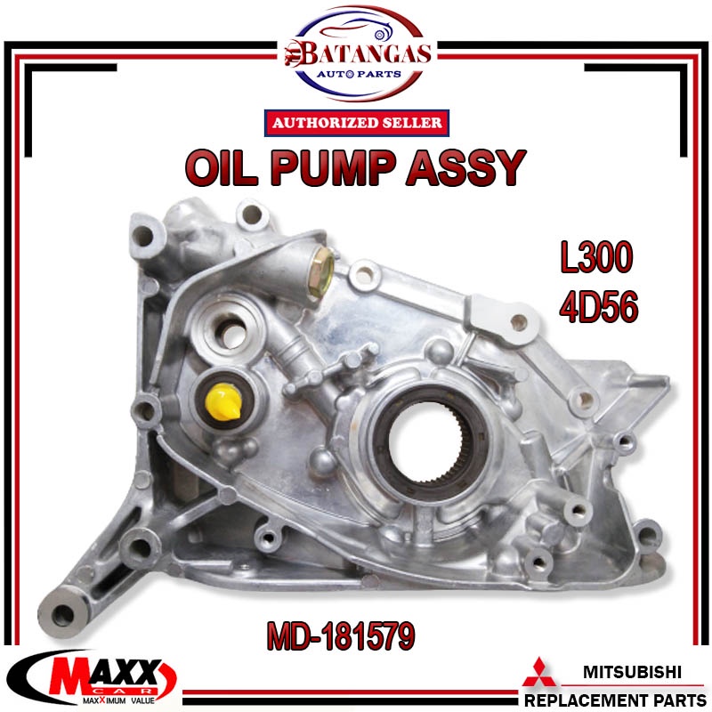 OIL PUMP ASSEMBLY for MITSUBISHI L300 4D56 (MD-181579) MAXX | Shopee ...