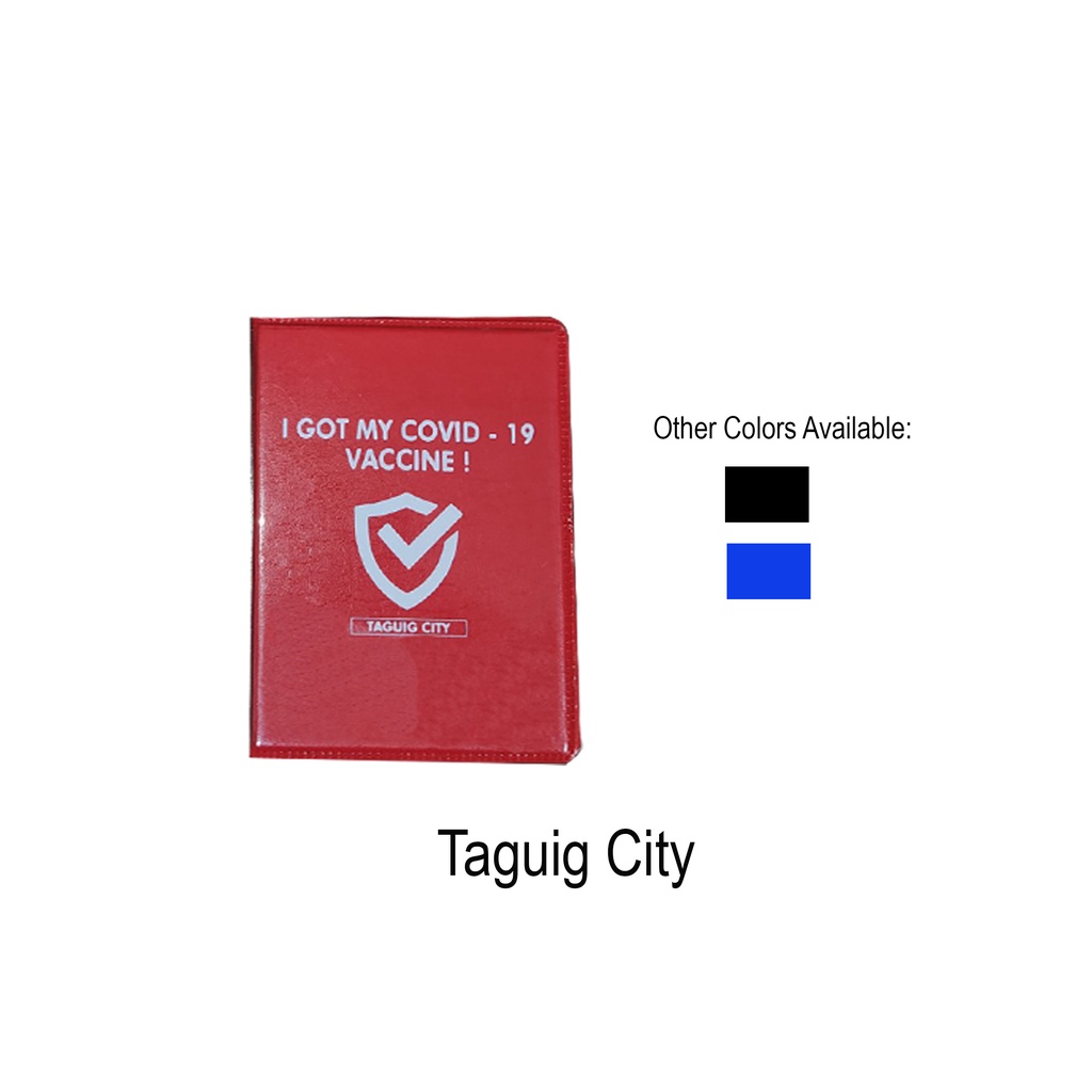 Taguig City Vaccination Card Holder (1 Pc) | Shopee Philippines