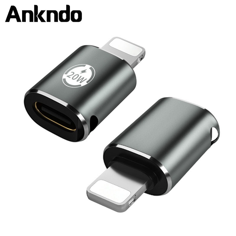 Ankndo Pd20w USB Type-C Fast Charging Adapter For Ip 13 12 11 C Female ...