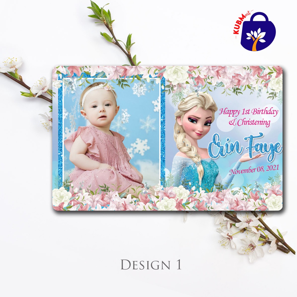 Frozen | Elsa Themed Ref Magnet Souvenir | Christening | Birthday ...
