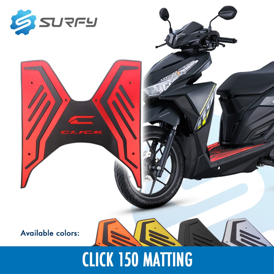 Surfy Honda Click Matting Footboard V2 For 125/150 Alloy Made In ...