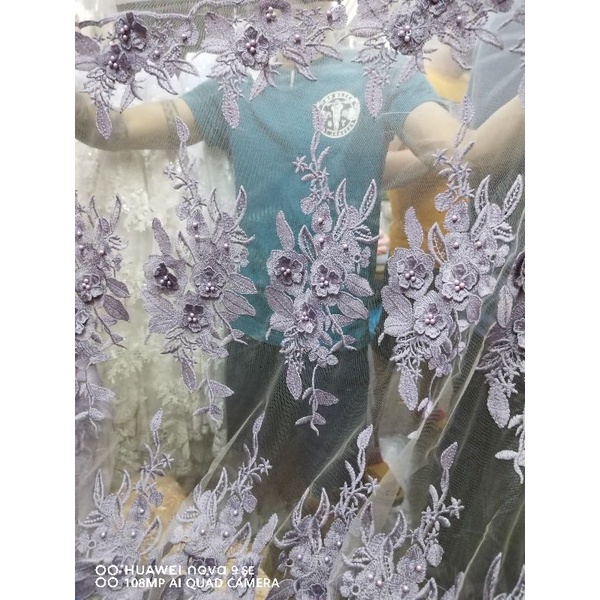 3D LACE FABRICS. Sold per yard. | Shopee Philippines