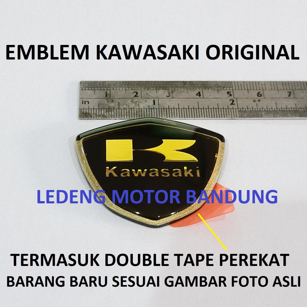 Original Kawasaki Emblem Embossed Logo Motorcycle Edge Ninja R Kaze ...