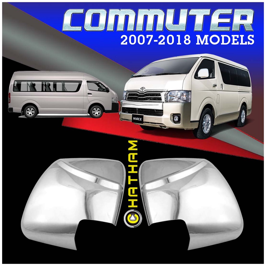 Chrome Side Mirror Cover for Hiace Commuter 2007 up to 2018 | Shopee ...