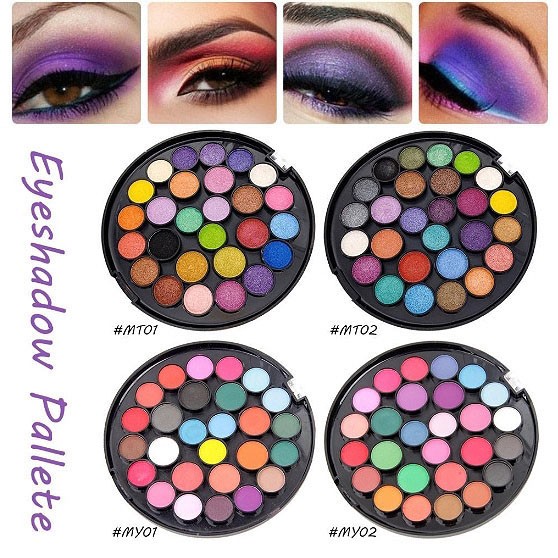 Miss Rose EyeShadow Palette 27 Colors Matte Shimmer Eye Shadow Makeup ...