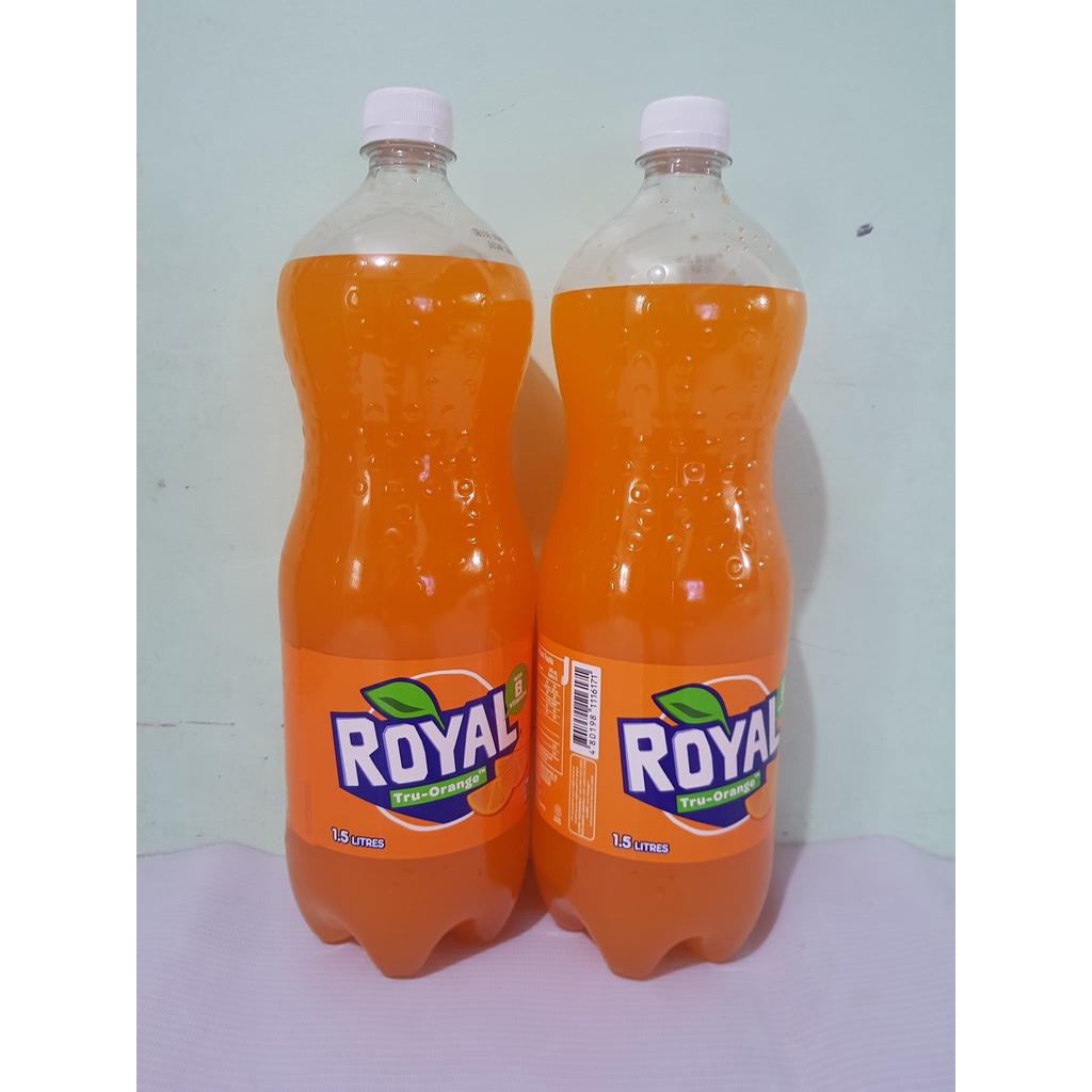 ROYAL TRU-ORANGE with B Vitamins (pack of 2 plastic bottles x 1.5 ...