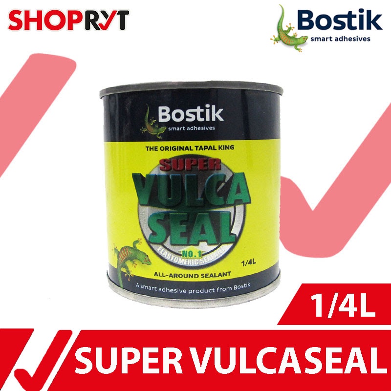 Bostik Super Vulcaseal 1/4 Liter - Ready to use for sealing, patching ...