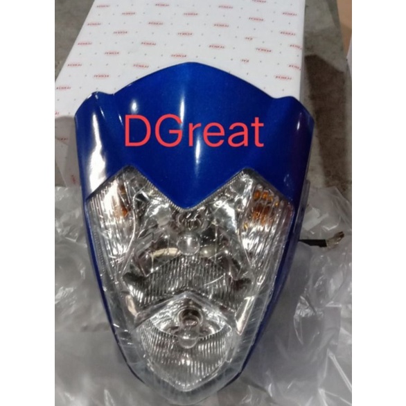 Suzuki raider150 carb. headlight assembly blue | Shopee Philippines