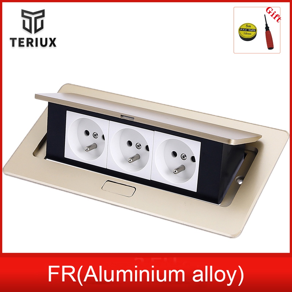 Multi-function universal desktop power outlet pop up table mount socket ...