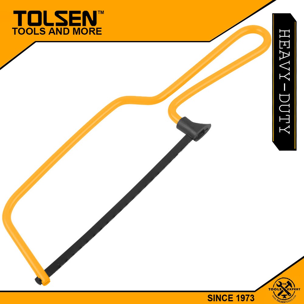 Tolsen Mini Hacksaw Frame w/ 1pc Free Blade [ONLINE EXCLUSIVE] (150mm ...