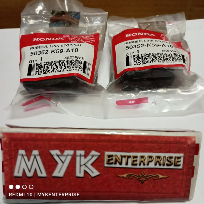 50352-k59-A10 Honda rubber link stopper for click 125 [genuine parts ...