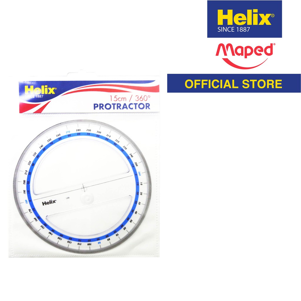 HELIX 360 Degree Protractor 15cm (L09010) | Shopee Philippines