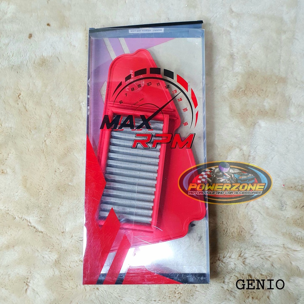 MAX RPM AIR FILTER FOR HONDA GENIO ( WASHABLE , STAINLESS , MOTORCYCLE ...