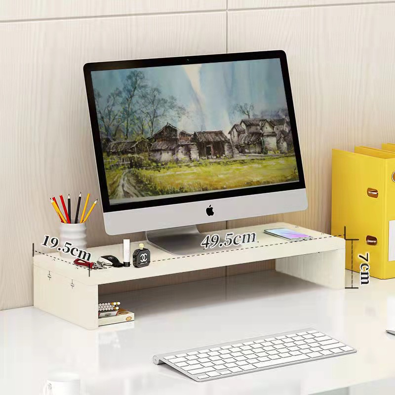 Nordic Minimalist Wooden Computer Laptop Stand & Riser Desktop (Sscrew ...