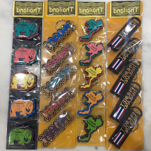 Wooden Keychains Souvenirs Foreigners From Phuket | Shopee Philippines